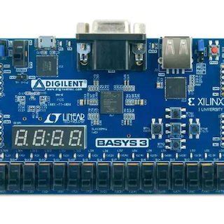 The Basys3 Xilinx Artix 7 Fpga 1 Download Scientific Diagram
