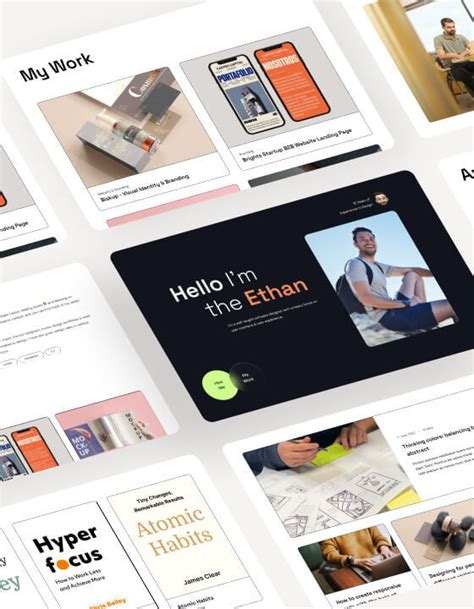 Ethan Portfolio Html5 Responsive Website Template
