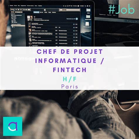 Poste Pourvu Chef De Projet Informatique Fintech Paris