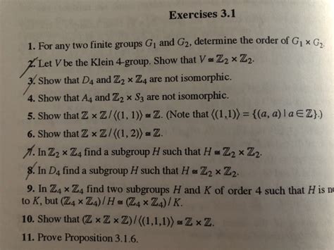 solved exercises 3 1 1 for any two finite groups gi and g2