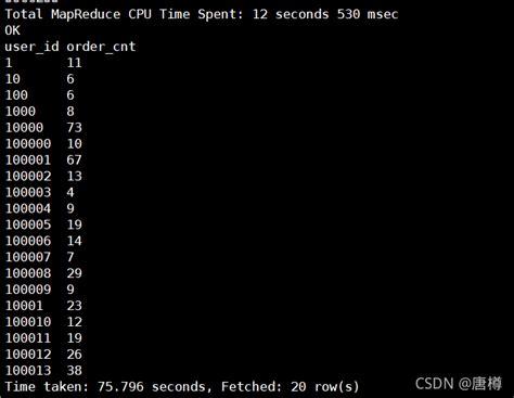 Hive：用sql对数据进行操作，导入数据、清洗脏数据、统计数据订单、优化结果输出等等hive Sql 清洗大数据 Csdn博客