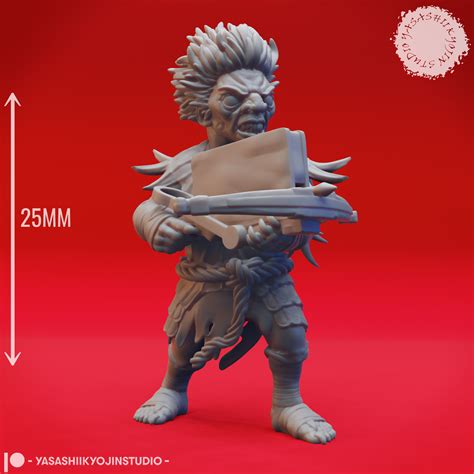 3d File Derro Repeating Crossbow Tabletop Miniature Pre Supported