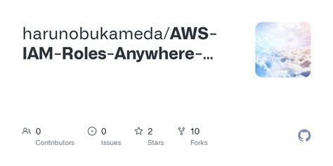 Github Harunobukamedaaws Iam Roles Anywhere Aws Certificate Manager