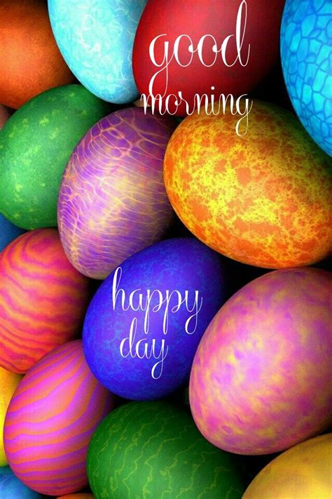 Colorful Good Morning Eggs