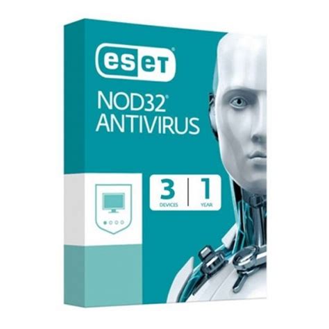 Eset Nod32 Antivirus 3 User For 1 Year 2021 Edition
