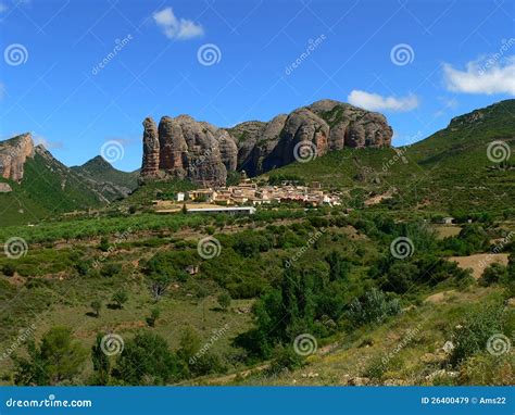 Mallos De Aguero Huesca Spain Stock Image Image Of Eroded