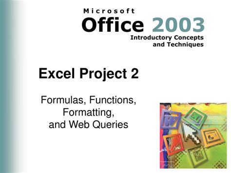 Ppt Excel Project 2 Powerpoint Presentation Free Download Id268223