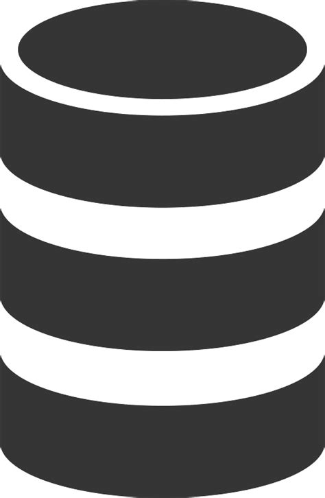 Database Black Free Vector Icons On