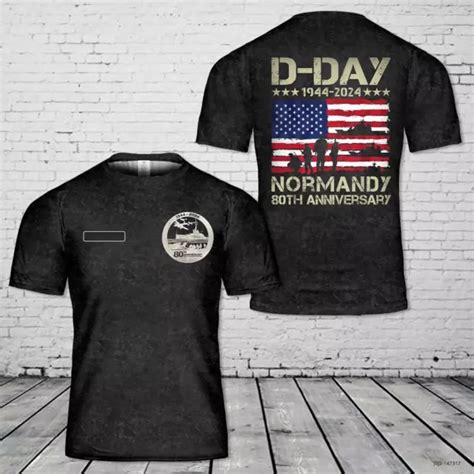 Custom Name Operation Overlord 1944 D Day 2024 80th Anniversary