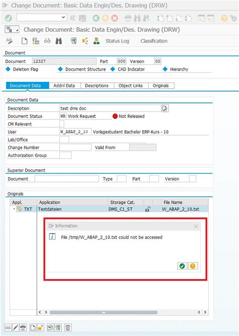 Solved File Can Not Be Accessed On Application Server Sap Community