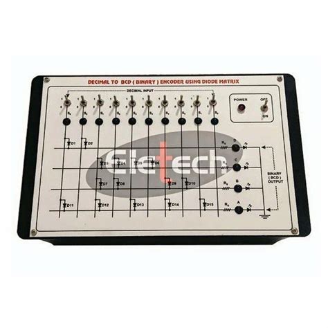 Decimal To Bcd Binary Encoder Using Diode Matrix For Laboratory At