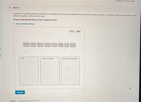 Solved Constants 1 Periodic Table Part A Consider The Chegg Com