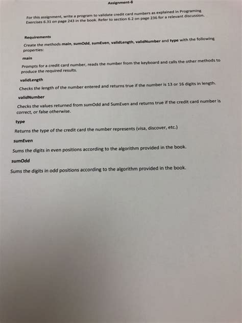 Solved Assignment 8 For This Assignment Write A Program To