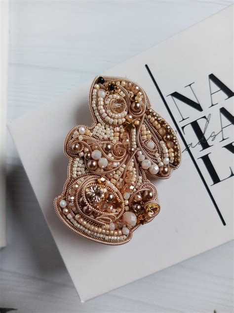 Brooch Hare Bunny Brooch Moon Rabbit Bunny Jewelry Jewelry With