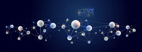 분자 벡터 추상적 배경 3d 차원 과학 화학 및 물리학 테마 디자인 요소 원자 및 입자 마이크로 나노 과학 일러스트 3차원