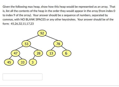 Solved Given The Following Max Heap Show How This Heap Chegg Com