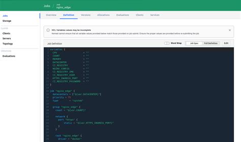 How To Define Strict Access To Specific Job On Default Namespace Nomad Hashicorp Discuss