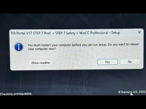 You Must Restart Your System Before You Can Run Setup Do You Want To Reboot Your Computer Now