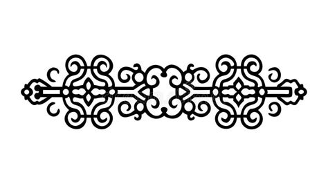 Ornate Symmetrical Border Pattern Elegant Classic Decorative Element Vector Design Generative