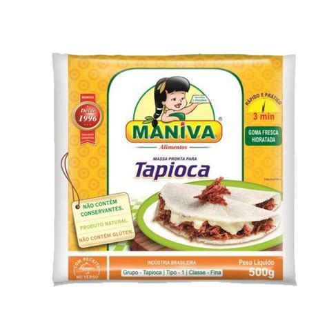 Mercearia Massa De Tapioca 500g Massa De Tapioca 500g