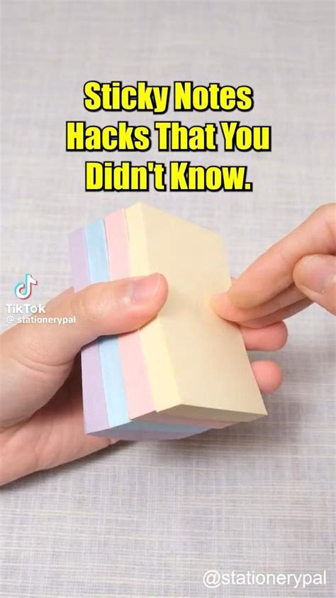 Fun Things To Do With Sticky Notes