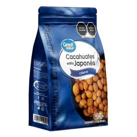 Cacahuates Great Value Estilo Japonés 800 G Walmart En Línea