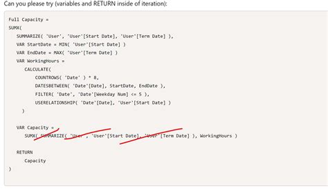 Solved Sum Capacity By Department Microsoft Fabric Community