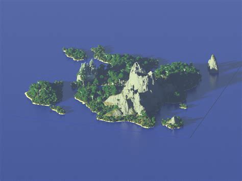 Island Template Creative Custom World Minecraft Map