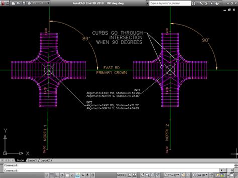 civil3d 2010 intersection problem autodesk community