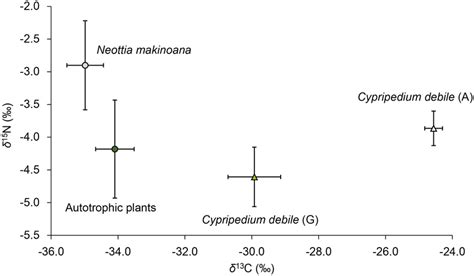 Mean ± Standard Deviation Of δ¹³c And δ¹⁵n Values In The Leaves Of Download Scientific