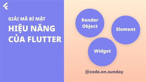 Widget Element Render Object V Hi U N Ng Flutter N Ng Cao Youtube