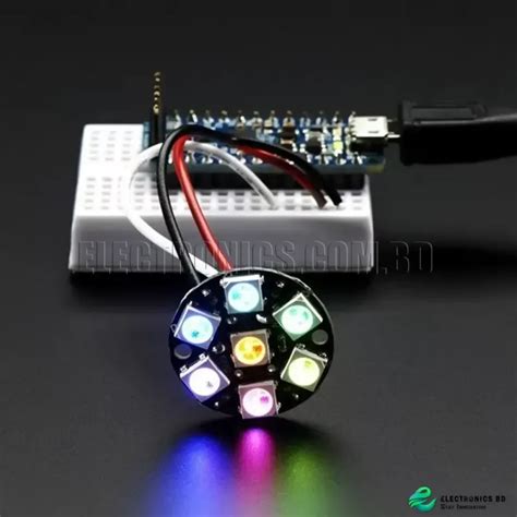 5v 7bit Ws2812 5050 Rgb Led Lamp Panel Board Round Shape Latest Price