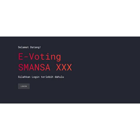 Jual Source Code Aplikasi E Voting Ketua Osis Berbasis Web Shopee