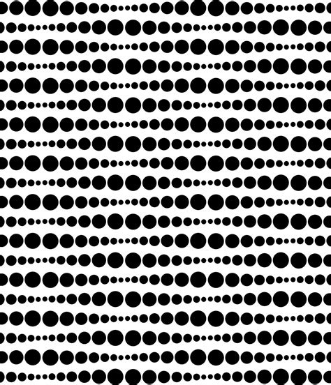 Abstract Geometric Background Halftone Seamless Pattern With Dots Circles Vector Art