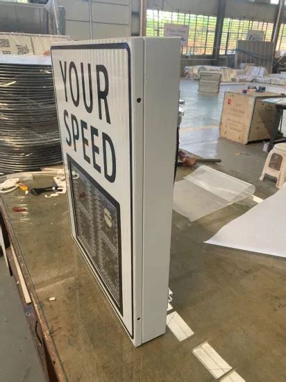 Solar Traffic Vehicle Speed Detector Speed Gun Detection Limit Measurement Led Display Speed