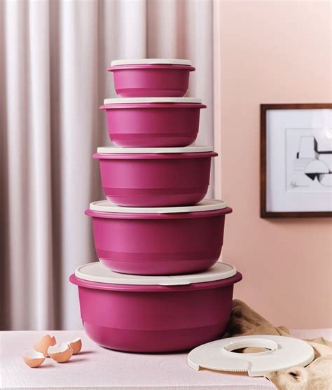 Pink Tupperware Bowls For Kitchen Storage