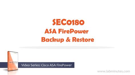 How To Configure Cisco Asa Firepower Backup And Restore