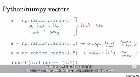 216 关于 Python Numpy 的说明 深度学习 Stanford吴恩达教授 Csdn博客