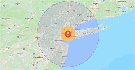 Nukeblastmap Nuclear Blast Effect Simulator