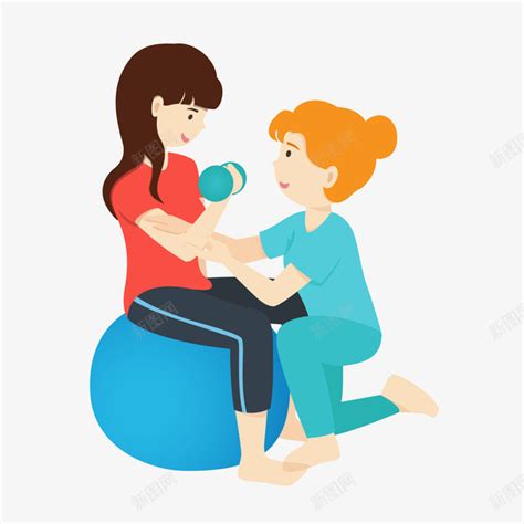 女士康复训练装饰案矢量图png图片免费下载 素材7yiqgguwu 新图网