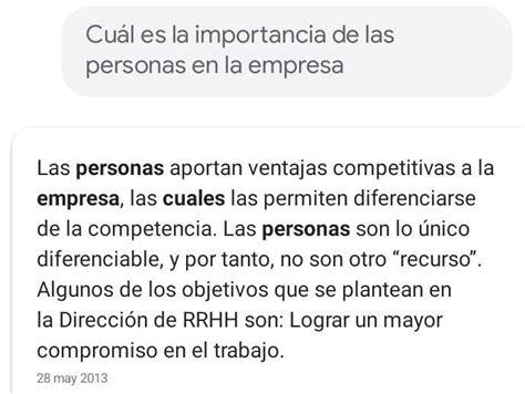 Cual Es La Importancia De Las Personas En Una Empresa