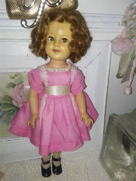Rare Shirley Temple Doll Flirty Eyes 17 In Original Wig Original Outfit