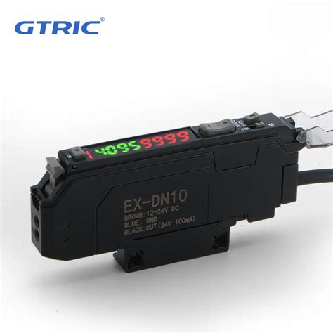 Digital Display Fiber Optical Amplifier Sensor Gtric