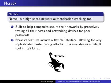 System Securirty Password Cracking Tool Ncrack Pdf