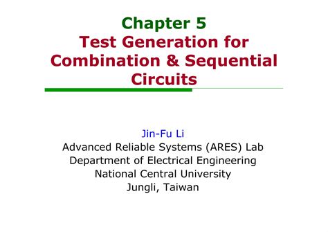 Combinational And Sequential Atpgpdf