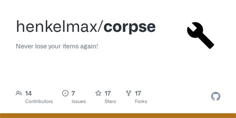 GitHub Henkelmax Corpse Never Lose Your Items Again