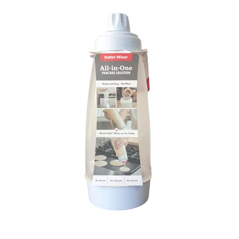 Squeeze Bottle Batter Dispenser With Blender Ball Shop Today Get It