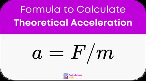 Theoretical Acceleration Calculator Online