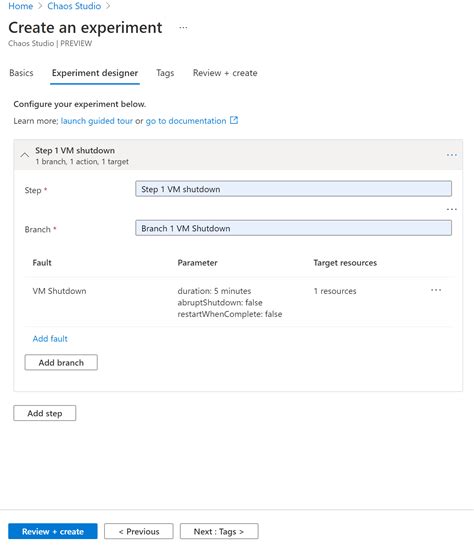 Create And Run A Chaos Experiment By Using Azure Chaos Studio Azure Chaos Studio Microsoft Learn