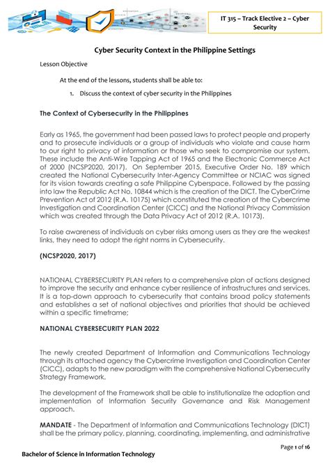 Solution Cyber Security Context In The Philippine Settings Studypool
